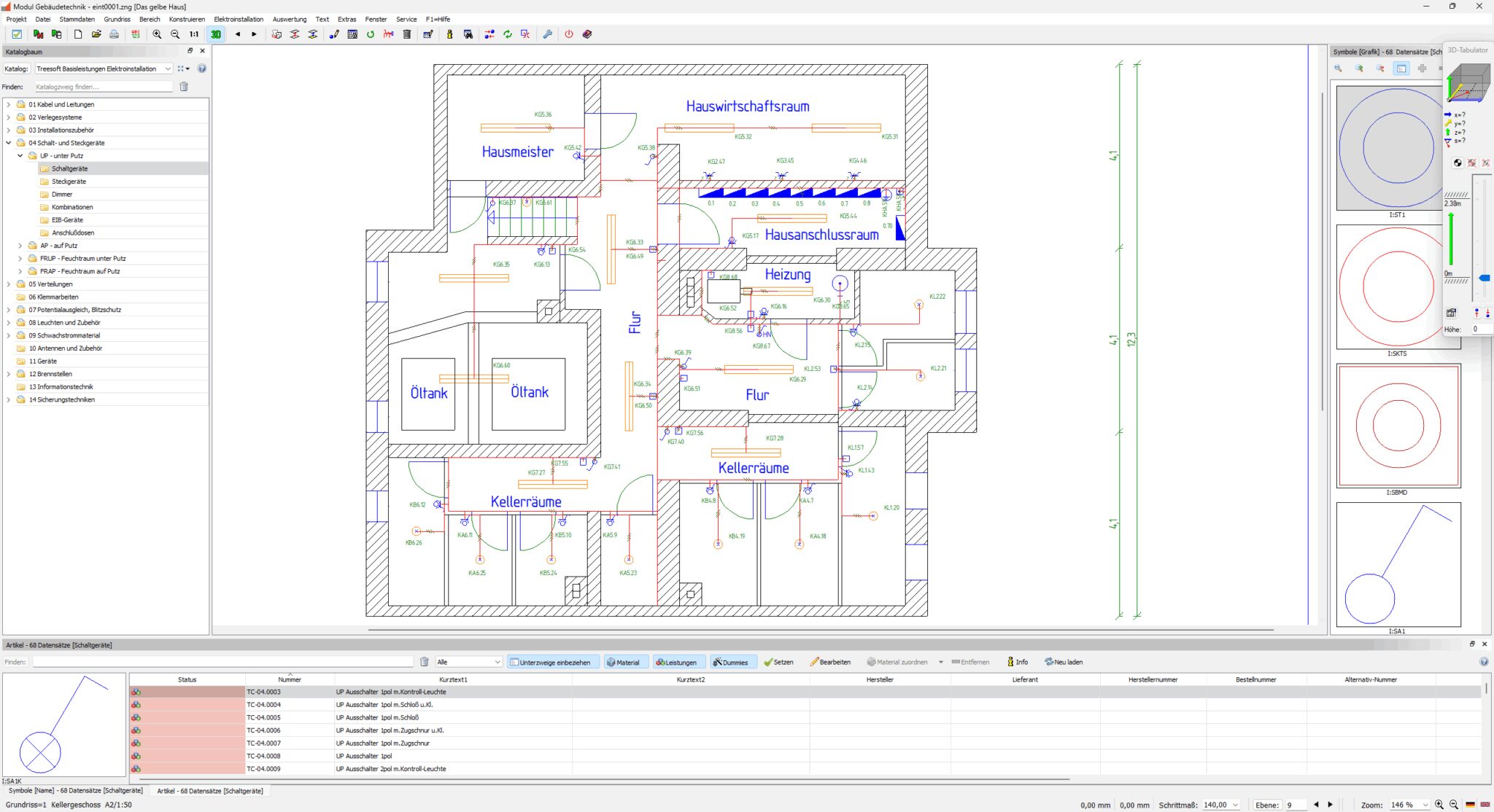 CAD-Software für die Elektroplanung - Treesoft