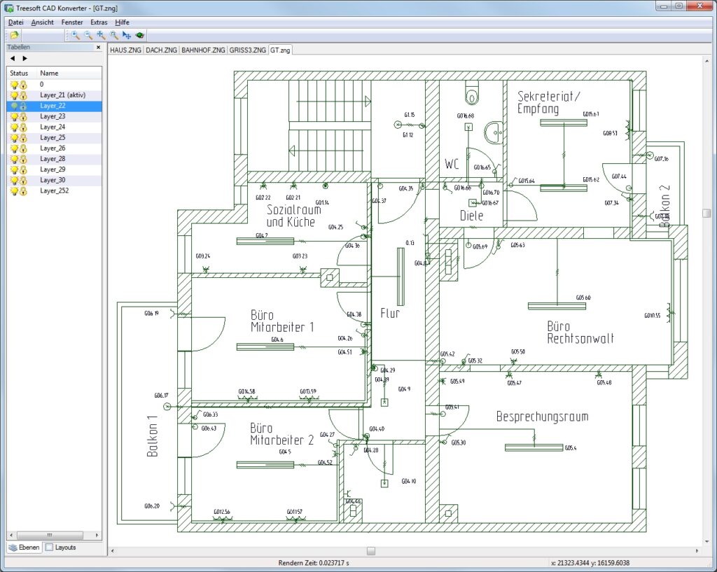 CAD-Software für die Elektroplanung - Treesoft